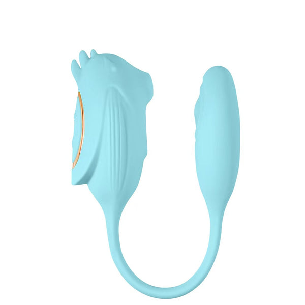 Yeain Dual head suction and pulse vibration vibrator – BlissToy